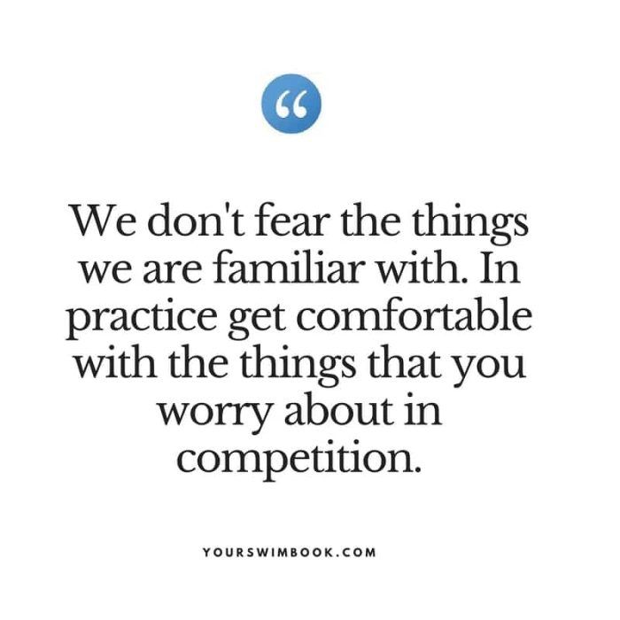 Conquer Race Fear by Making Practice Harder Than Competition