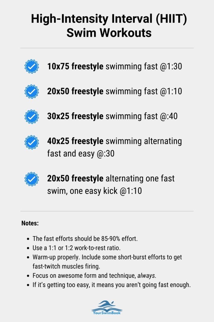 7 Types of Interval Training Workouts to Try for Faster Swimming