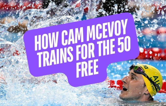 How Cam McEvoy Trains for Pure Speed in the 50 Freestyle